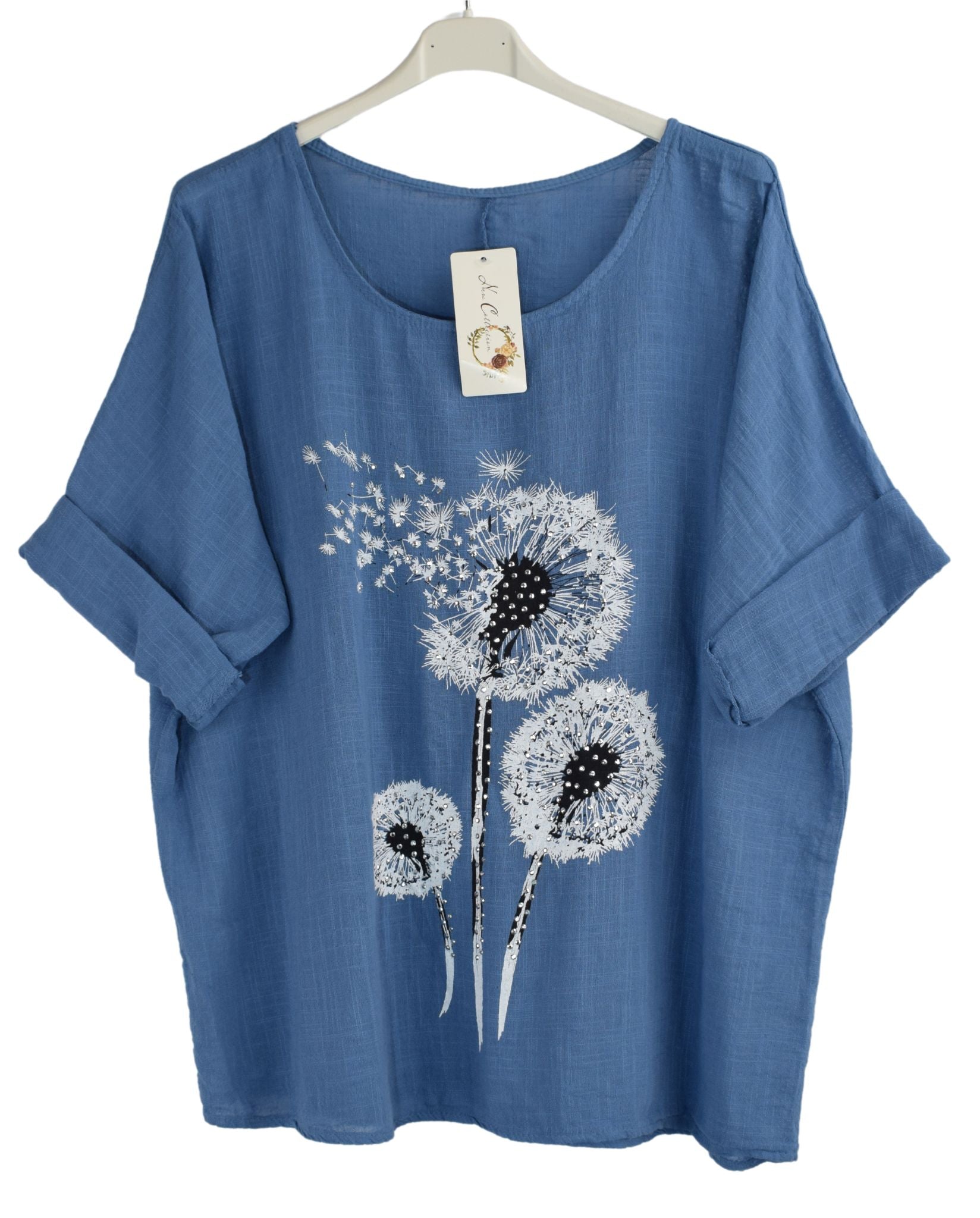 Dandelion Cotton Summer Top Lightweight Breathable Women's Top for Sum ...